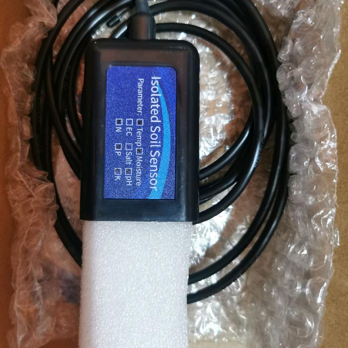 Jual RS485 Soil NPK PH Temp Kelembaban Sensor Tester 4 dalam 1 Sensor ...