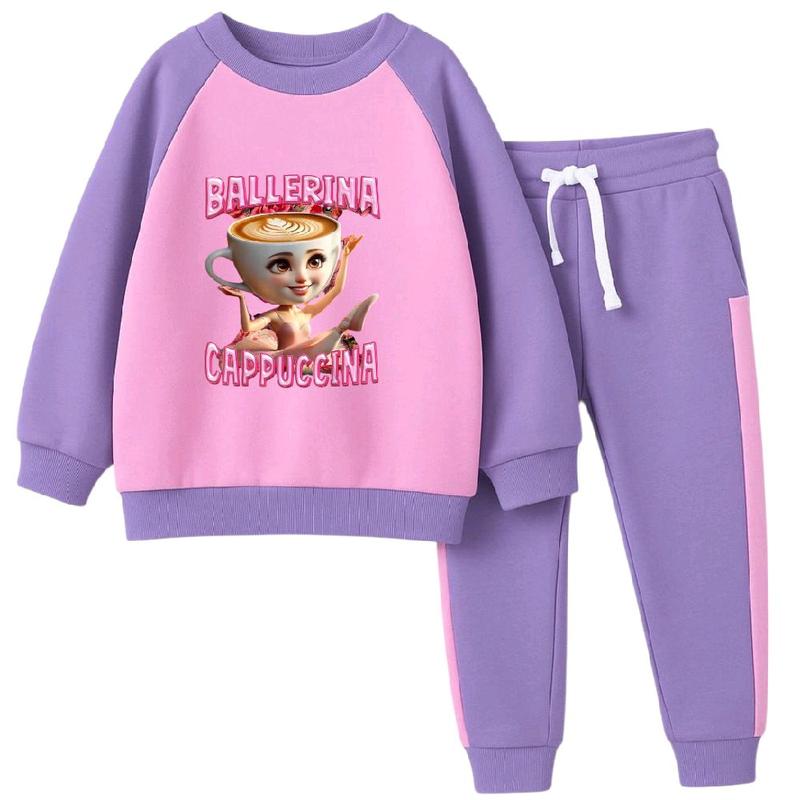 setelanj joger reglan gambar ballerina cappucina - Shop | Tokopedia
