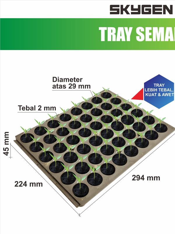 Skygen Tray Semai Media Pembibitan - Untuk Menanam Biji Tanaman - Shop ...