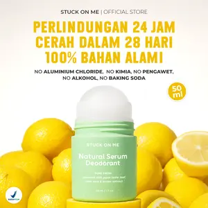 Stuck On Me - Natural Serum Deodorant Pure Fresh 50ml - Mengontrol Bau ...