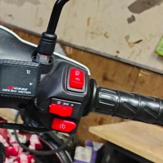 Saklar Model Vietnam Mio Aerox Tombol merah full set / 1 set kiri kanan ...