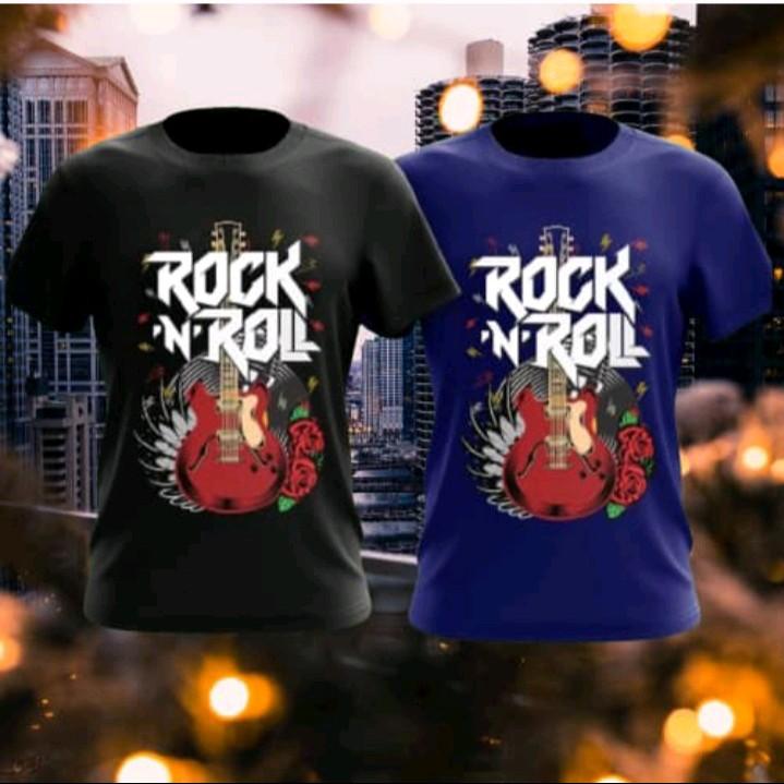 BAJU DEWASA ROCK N ROLL 100% COTTON Slim-fitting Casual Cotton - TikTok ...