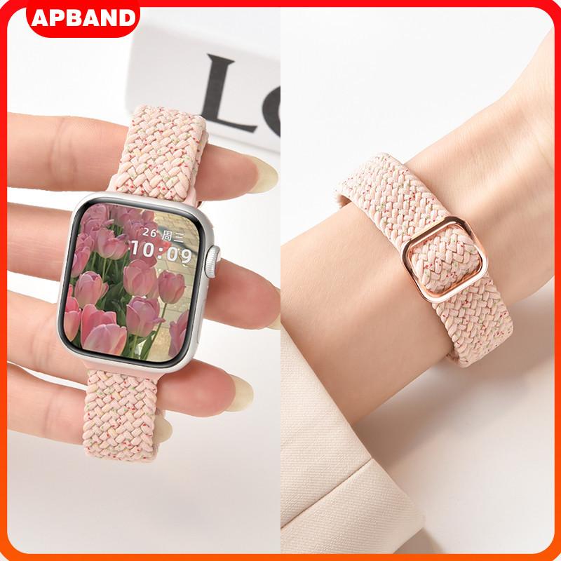 Tali Jam Tangan Nylon Slim Elastic Strap for Apple Watch Ultra - Shop ...