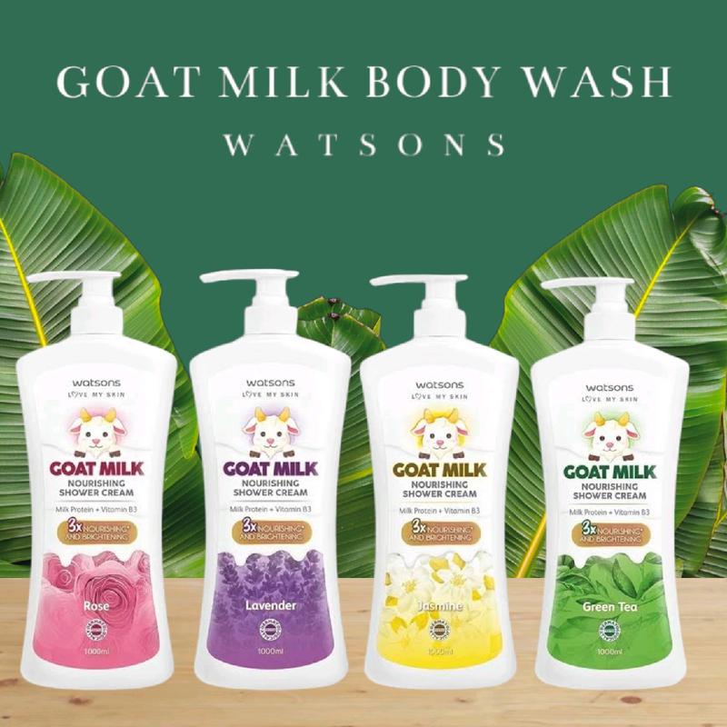 Sabun Mandi Cair Susu Kambing Goatmilk bodywash Watsons 1000ml - Shop ...