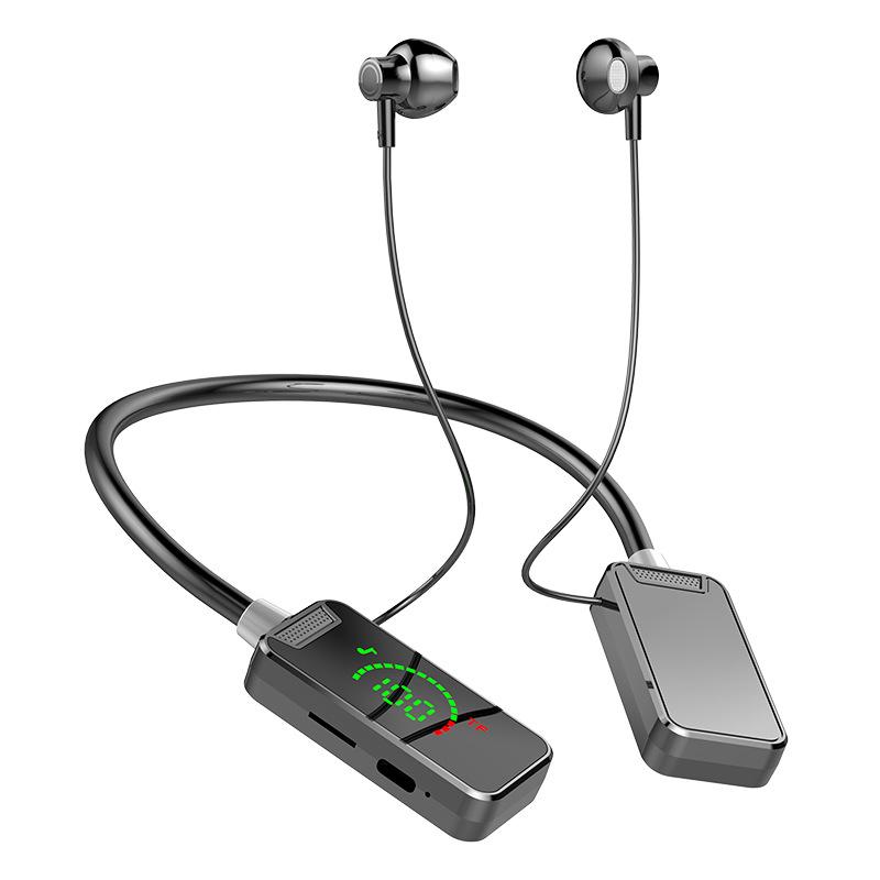 TZUZL Bluetooth Collar Headset Hanging Neck Wireless Earphones - TikTok ...