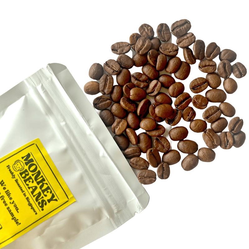 Monkey Beans Sample Bags 40g Coffee Beans of your choice - TikTok Shop ...