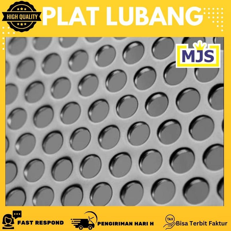 Plat Lubang Besi (Perforated Plate) berbagai macam ukuran dan ketebalan ...