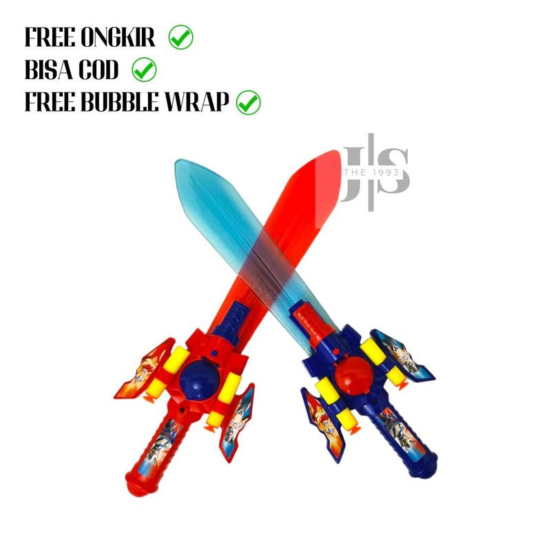 ultraman sword dan peluru soft bullet mainan pedang anak dengan - Shop ...