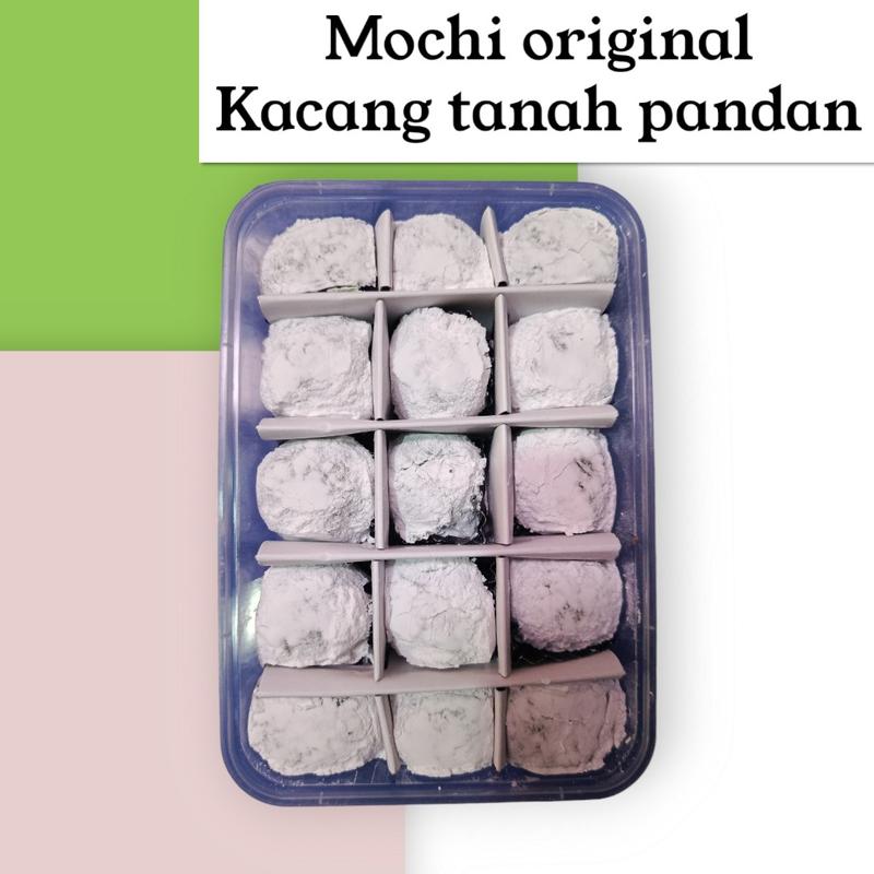 box 1 Kue Mochi Original isi kacang tanah 15 Butir perpack,food,cemilan ...