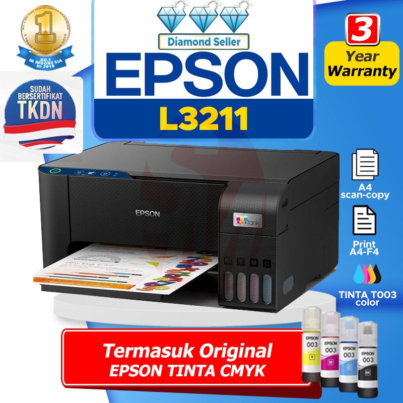 PRINTER EPSON L3211 Inktank Print Scan Copy - Shop | Tokopedia