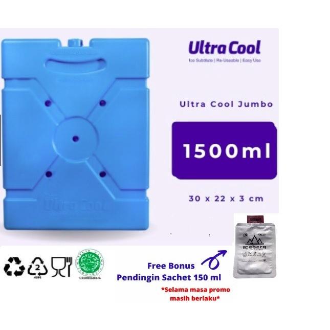 ULTRACOOL Ice Pack JUMBO 1500 ml Pendingin Pengganti ES BATU - Shop ...