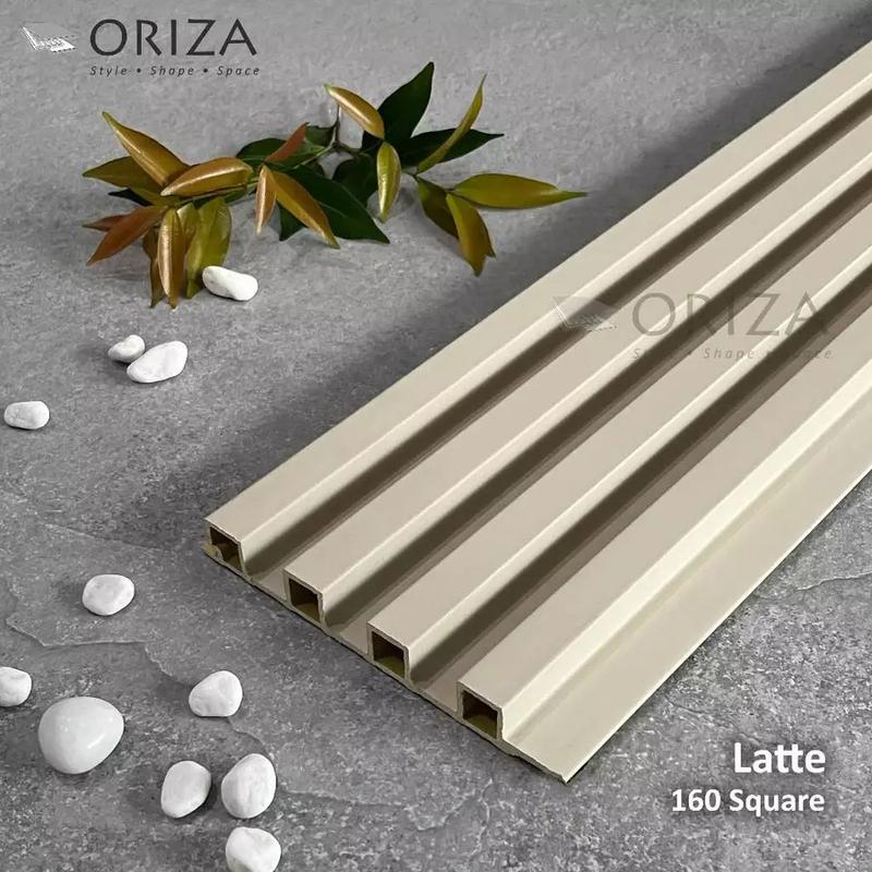(HARGA PER BATANG) Oriza Wall Panel WPC 160 Square - Latte - Shop ...