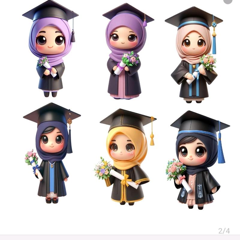 (isi 5 pcs) TOPPER WISUDA COWO CEWE GRADUATION - Shop | Tokopedia