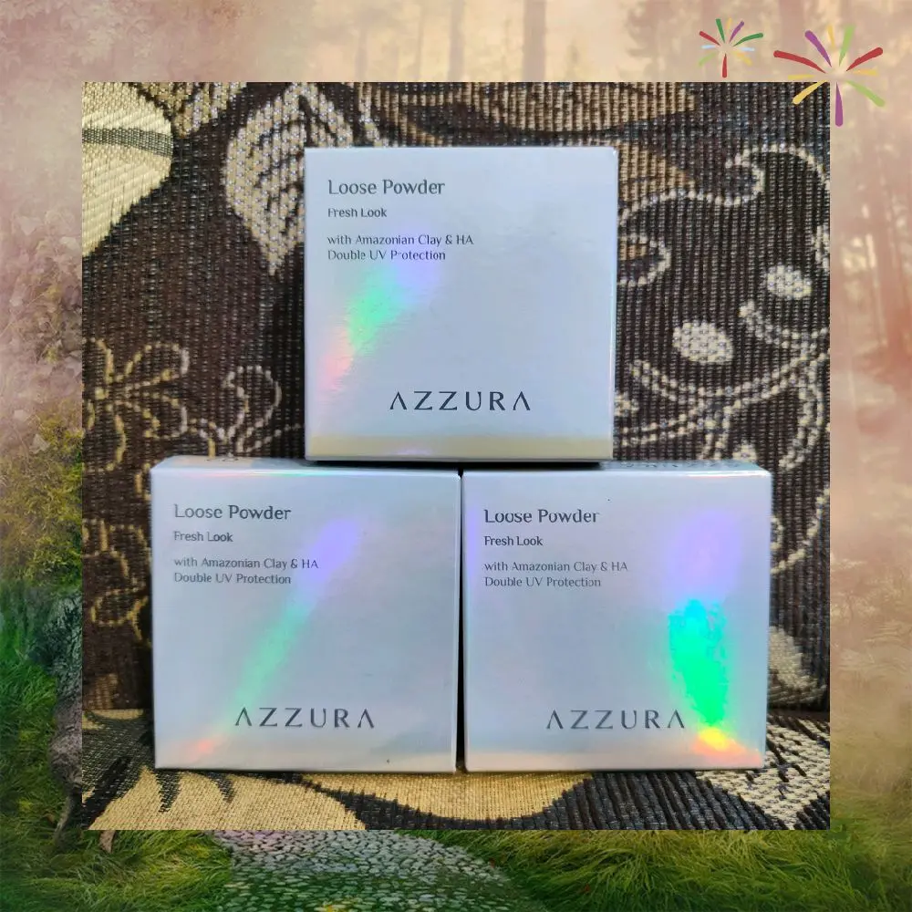 AZZURA Bedak Tabur Loose Powder 30g Smooth & Ringan dengan Amazonian ...