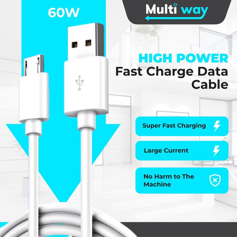 60W Micro USB Cable 5M/10M CCTV Phone Android Super Long Fas - TikTok ...
