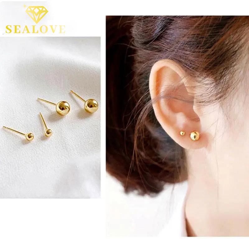 SEALOVE Subang Paku Tahan Karat Beads Stud Earrings for Wome - TikTok ...