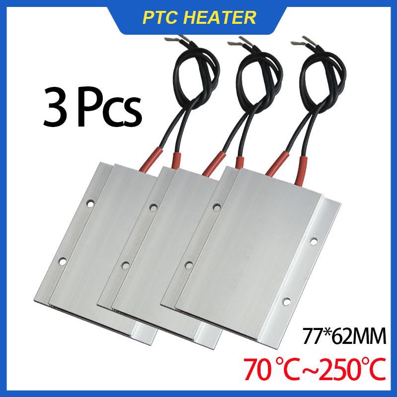 3 Pcs Thermostatic PTC Heating Plate 12V~220V PTC Heater Element ...