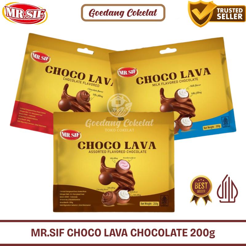MR. SIF CHOCO LAVA AILSIHA Assorted Milk Chocolate 200g Bola - Shop ...