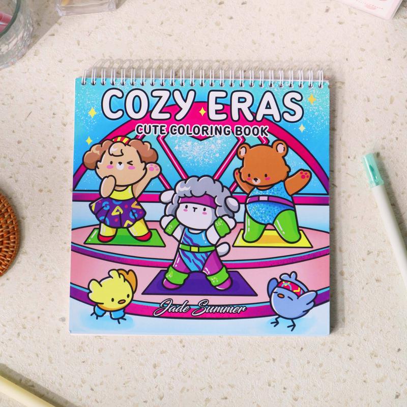 Buku Mewarnai Cozy Era - Kertas Tebal 200gsm, 40 Lembar, HD Gambar ...