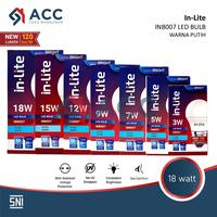 Jual INLITE INB007 LED BULB 9W 9 WATT LAMPU BOHLAM LED BULAT - 9 WATT ...