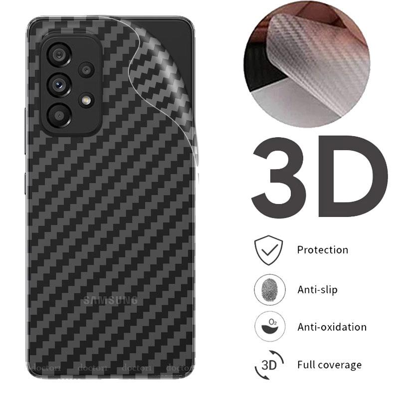 Carbon Fiber Back Film Sticker Protector For Samsung ss Galaxy - TikTok ...