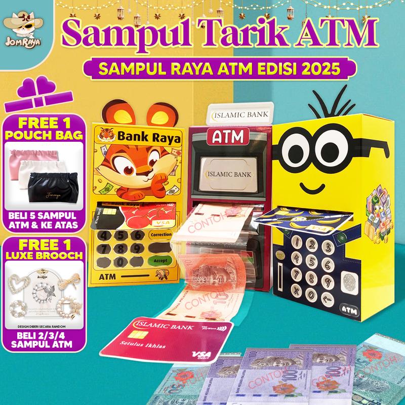 2025 SAMPUL DUIT RAYA ATM VIRAL-(PKT) Jomraya Sampul Raya Tarik ...