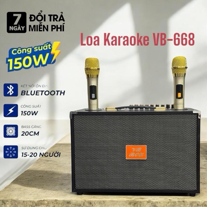 Loa karaoke VB-box 668 bass 20cm 10 nút chỉnh chống hú 150w - TikTok ...