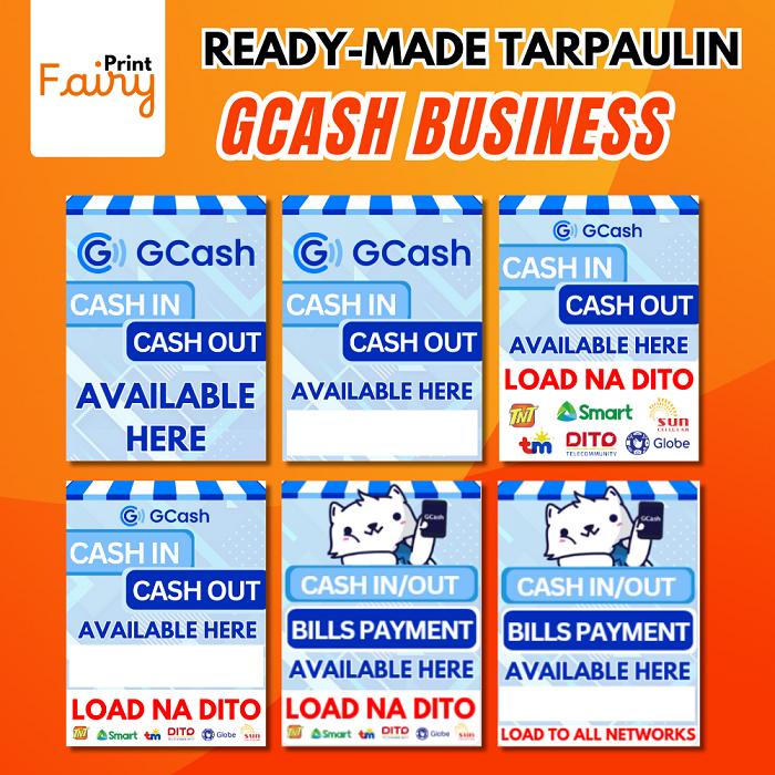PRINTFAIRY READY-MADE TARPUALIN GCASH BUSINESS TARPAULIN 1.5X2 - TikTok ...