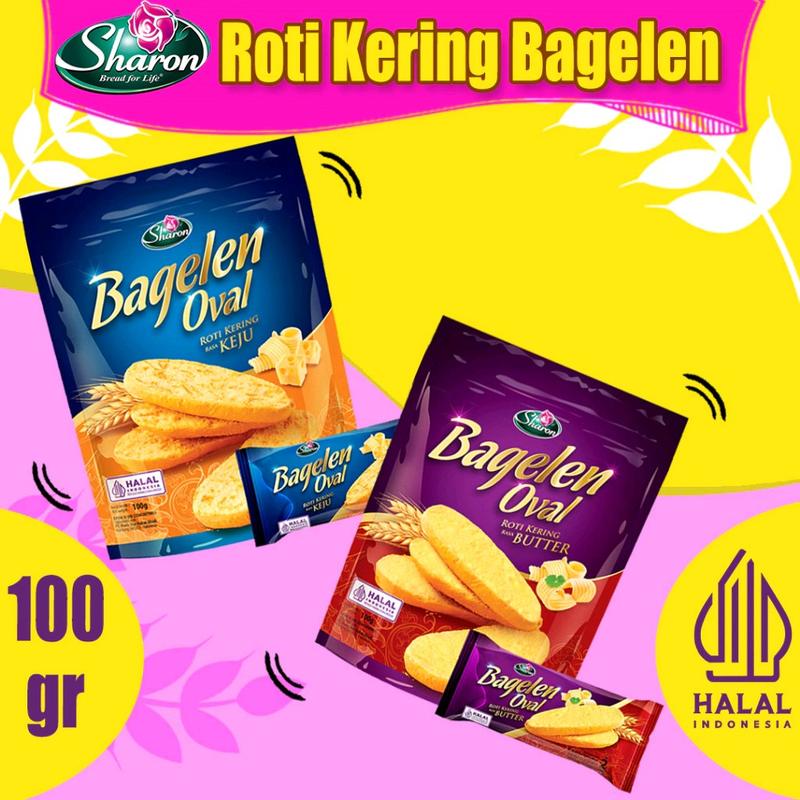 Bagelen sharon roti kering oleh oleh bandung 100g - Shop | Tokopedia