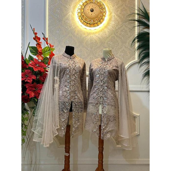 Promo Kebaya PREMIUM Anaya / Kebaya Tunik Mewah Full Payet Mutiara ...