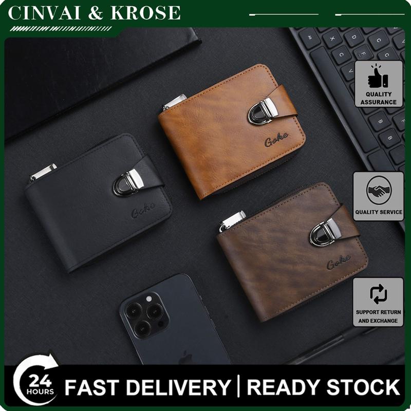 Dompet Lelaki, Gaya Pendek, dengan Klip Kad, Beg Rantai Tukar, - TikTok ...