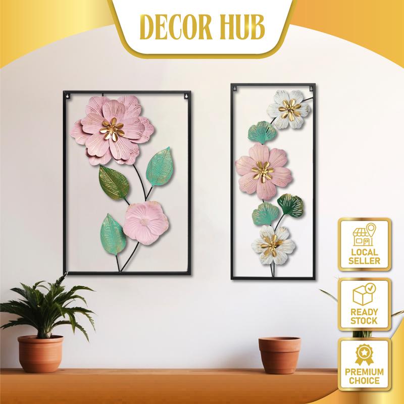 Decorhub Hiasan Dinding Bingkai Bunga Gantung Frame Bunga Wall - TikTok ...