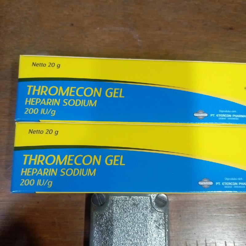 Thromecon gel heparin sodium atasi memar 20gr - Shop | Tokopedia