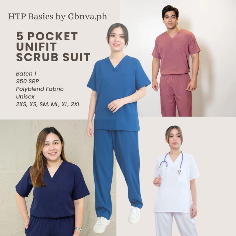 HTP BASICS 5 POCKET UNIFIT SCRUB SUIT - Batch 1 (UNISEX) | GBNVA.PH ...