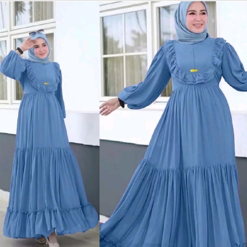 Gamis Ceurty Dewasa Polos / Samira dress Muslim Wanita Mewa - Shop ...