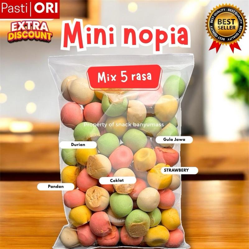 Paket Kue Mino Mini Nopia Khas Banyumas Camilan Cookies Snack Manis ...