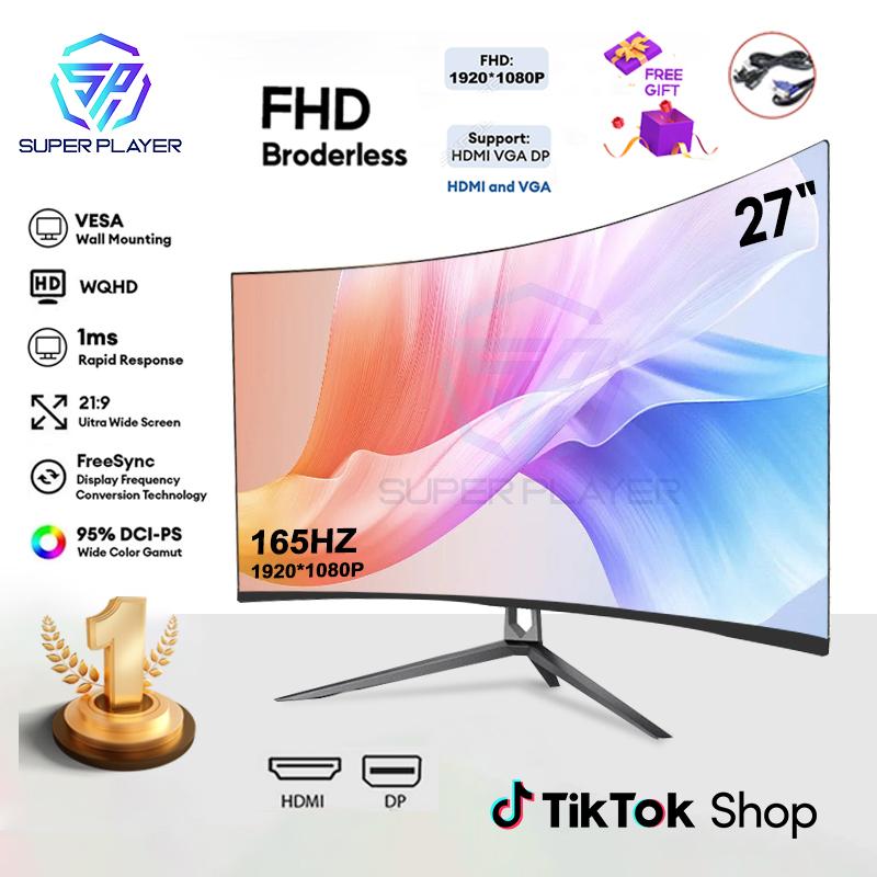 【EXPOSE】Monitor Curved 24/27 inch PC Gaming 24 Inch 75/100/165Hz ...