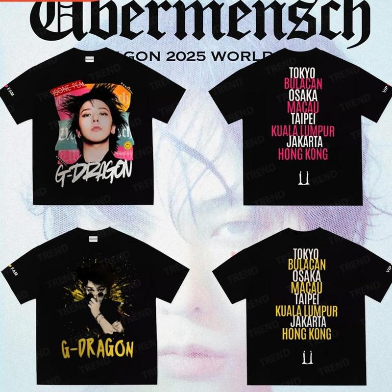 KPOP BIGBANG G-DRAGON 2025 WORLD TOUR Ubermensch Merch Cotto - TikTok ...
