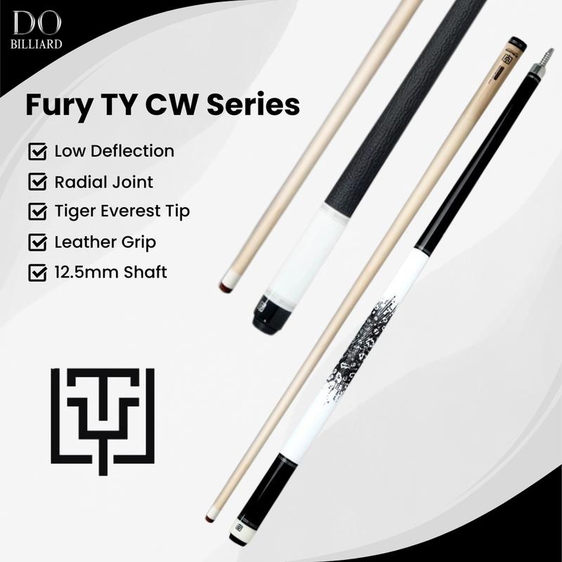Stick Billiard FURY TY CW-3 CW-4 Low Deflection Shaft Cue Stick - Shop ...