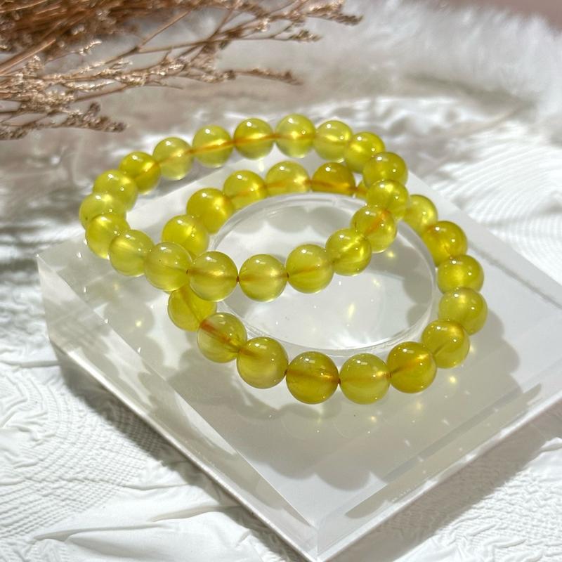 10mm Collector Golden Italian Prehnite Crystal Bracelet A002 - TikTok ...