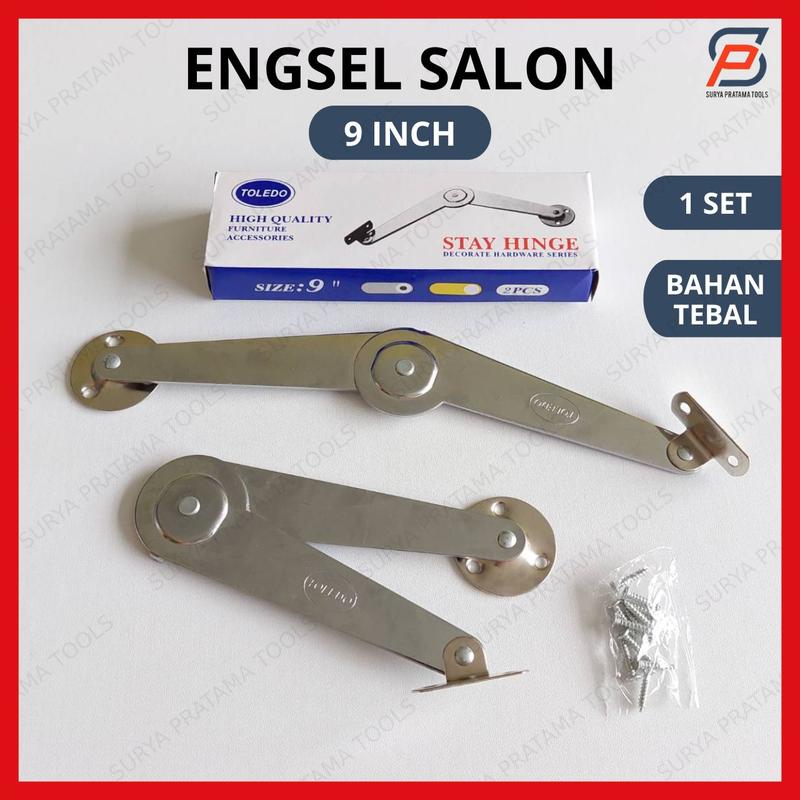 Engsel Salon 9" Tebal / Engsel Penahan Jendela / Sikutan Jendela - Shop ...