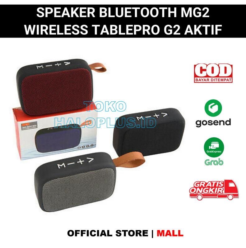 MG2 Speaker Mini Wireless Bluetooth Portabel Speaker Meja Tablepro G2 ...
