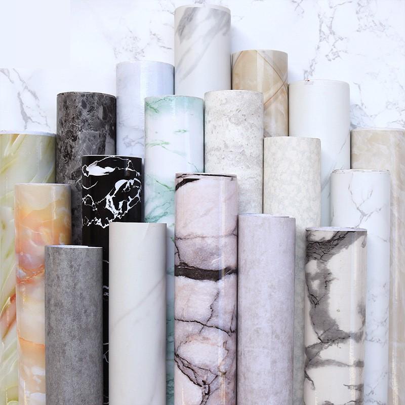 100CM Imitation Marble Sticker Self Adhesive Wallpaper Kitchen - TikTok ...