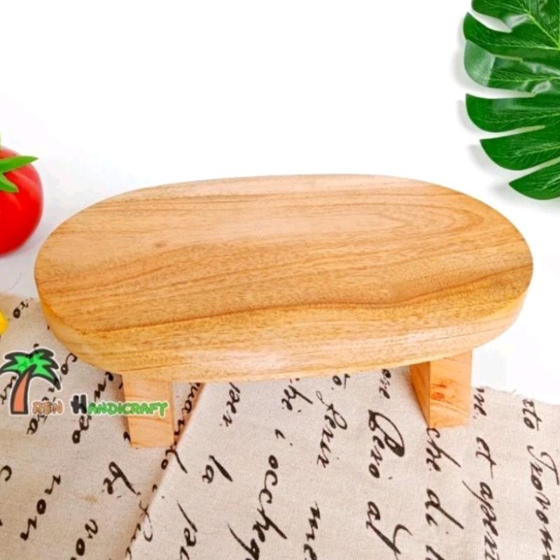 ARENHANDICRAFT Talenan kaki kayu mahoni - Shop | Tokopedia