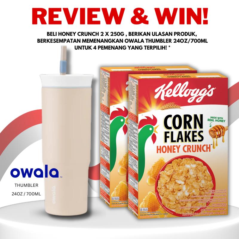 [BUNDLE 2pcs] Kelloggs Honey Crunch Corn Flakes Sereal 2 x 250g - Shop ...