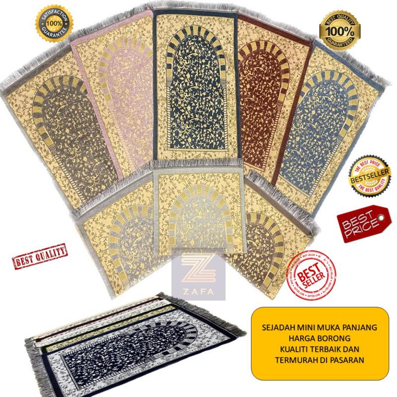 Sejadah Mini Muka Panjang + Gift Box , Door Gift , Tenun Turkey ...