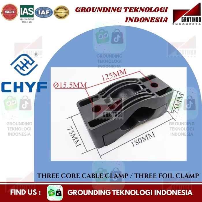Jual Three Core Cable Clamp / Three Foil Cable Clamp [Tipe dan Ukuran ...