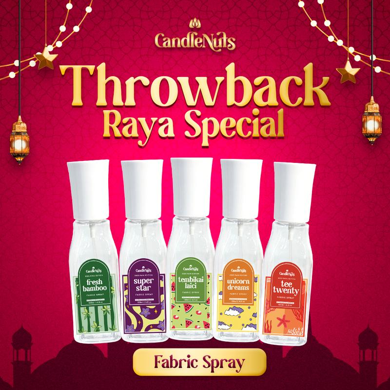 Semburan Fabrik, Lilin Raya Throwback, Edisi KHAS, 120ml - TikTok Shop ...