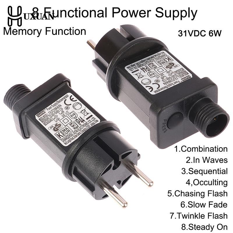 AC 220V To 31VDC 6W 8 Functional SELV LED Lamp Driver EU Plug Switch ...