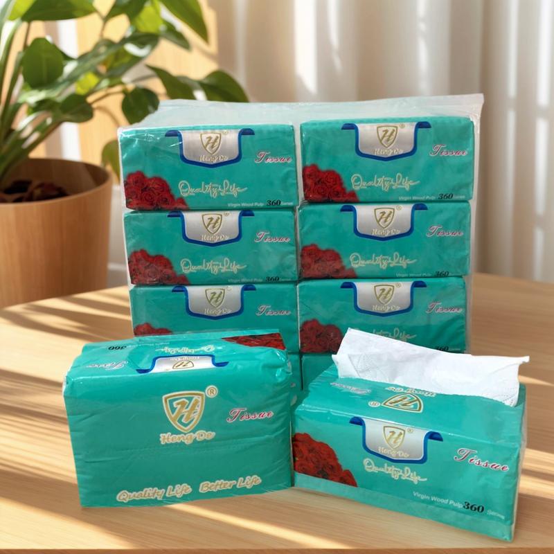 Tissue Kering Tebal 3 Ply Virgin Wood Pulp Lembut 360 Lembar 1 Bungkus ...